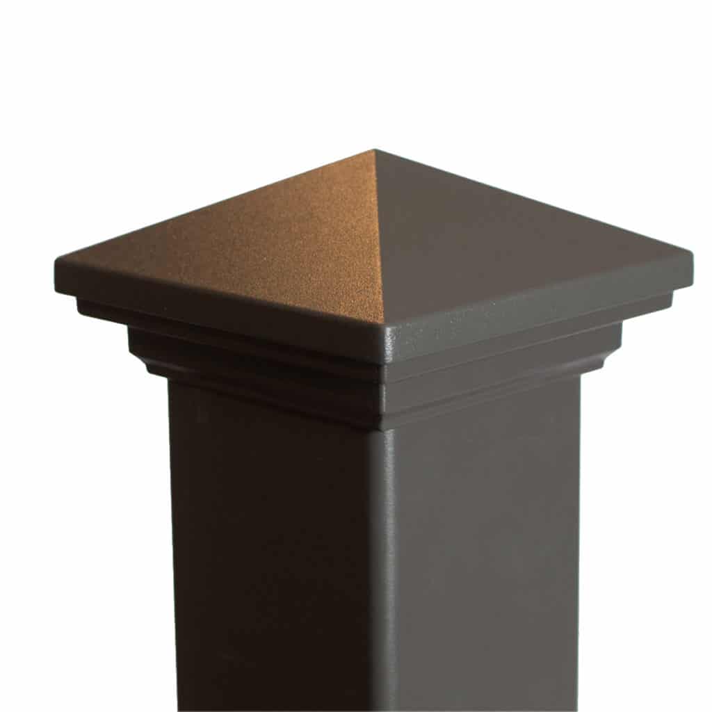 PREFERRED Modular Pyramid Post Cap - Aluminum Railing Depot